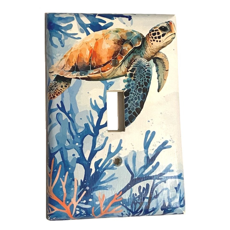 Sea Turtle Light Switch Cover - Etsy