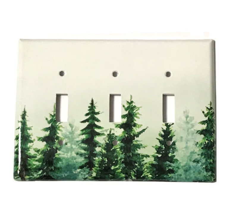 Forest Trees Light Switch Cover Switchplate Cover Trees - Etsy