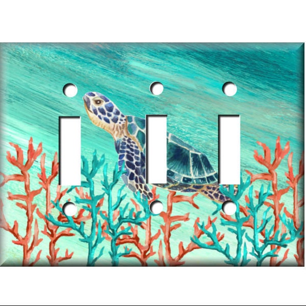 Sea Turtle Light Switch Cover - Etsy
