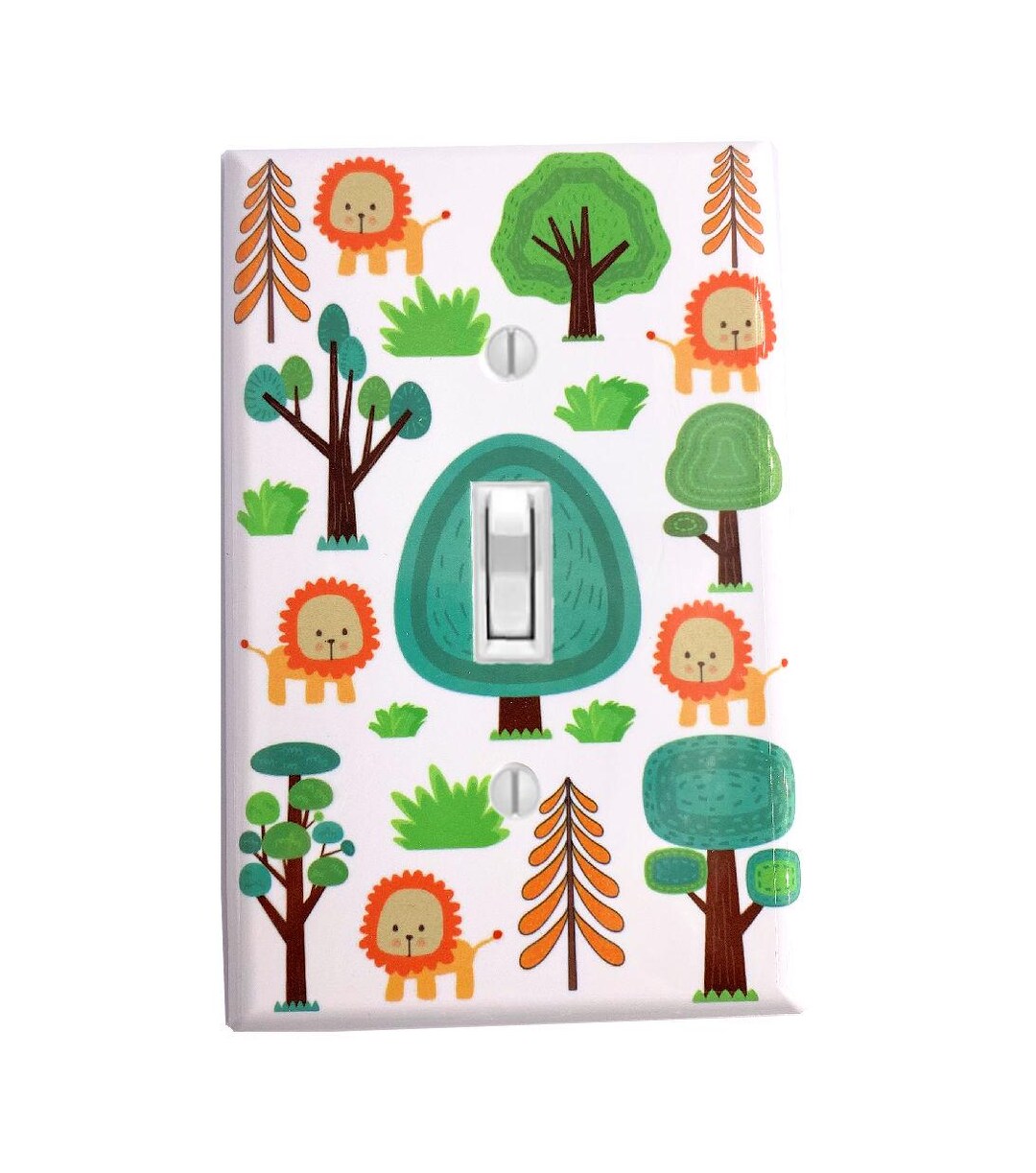 Lion Light Switch Cover, Lion Switchplate, Wild Animal Switchplate ...