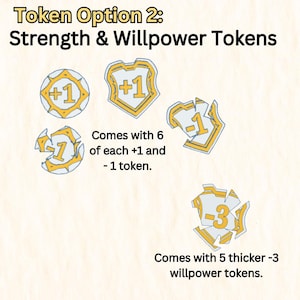 Lorcana Inspired Token Box, Tokens, & Arrow Lore Counter - Etsy