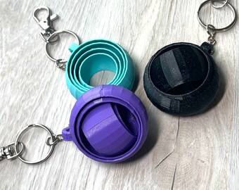 Articulated Flexible Worm Keychain Fidget | 3D Printed - Etsy