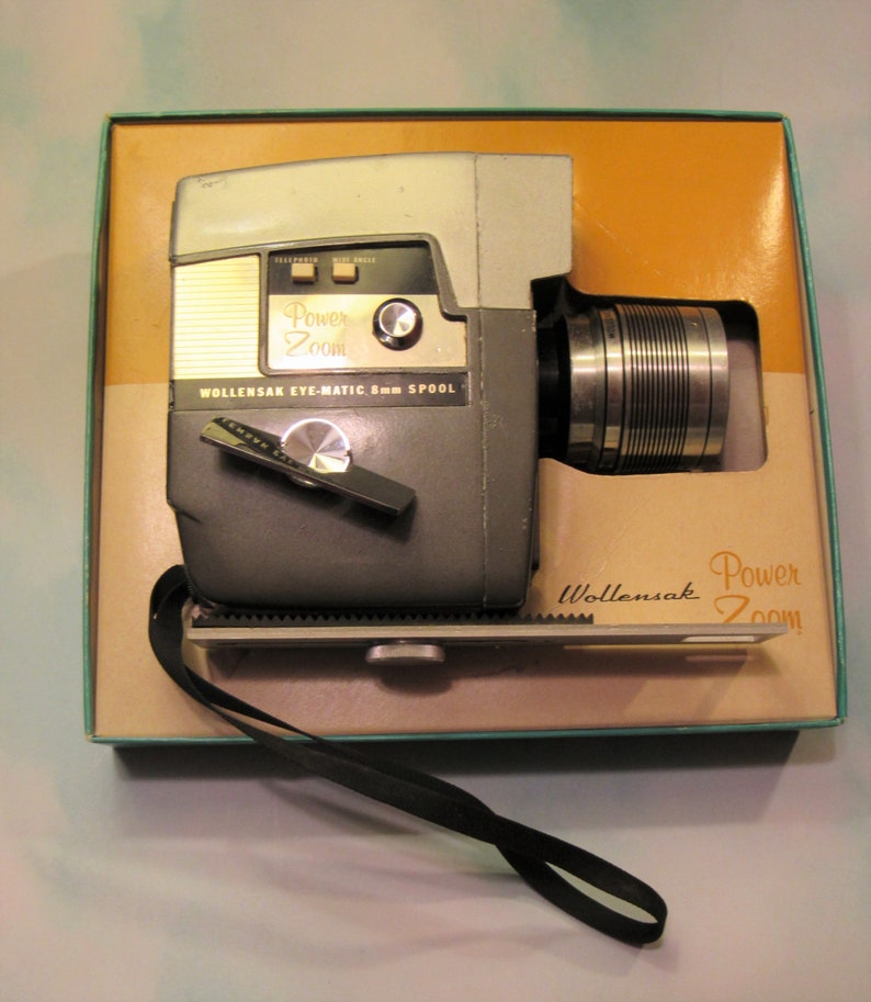 Vintage Wollensak Power Zoom Movie Camera Eye-matic in - Etsy