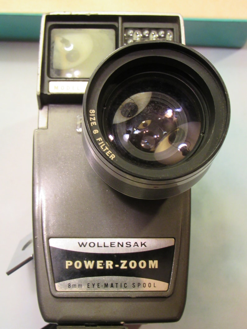 Vintage Wollensak Power Zoom Movie Camera Eye-matic in - Etsy