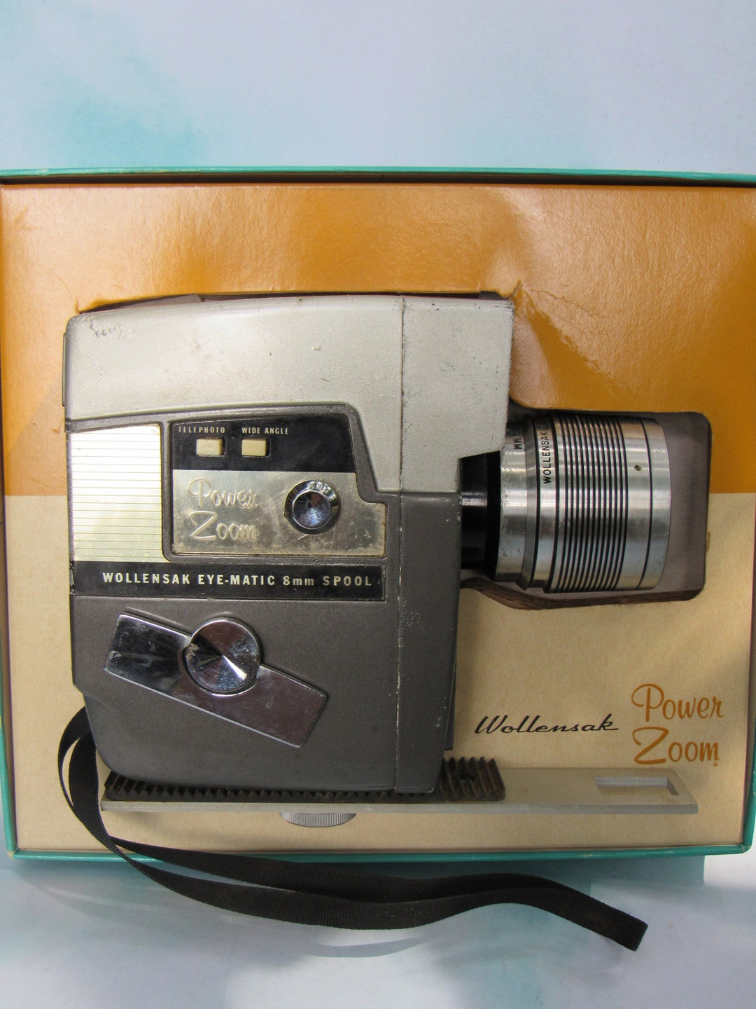 Vintage Wollensak Power Zoom Movie Camera Eye-matic in Original Box ...