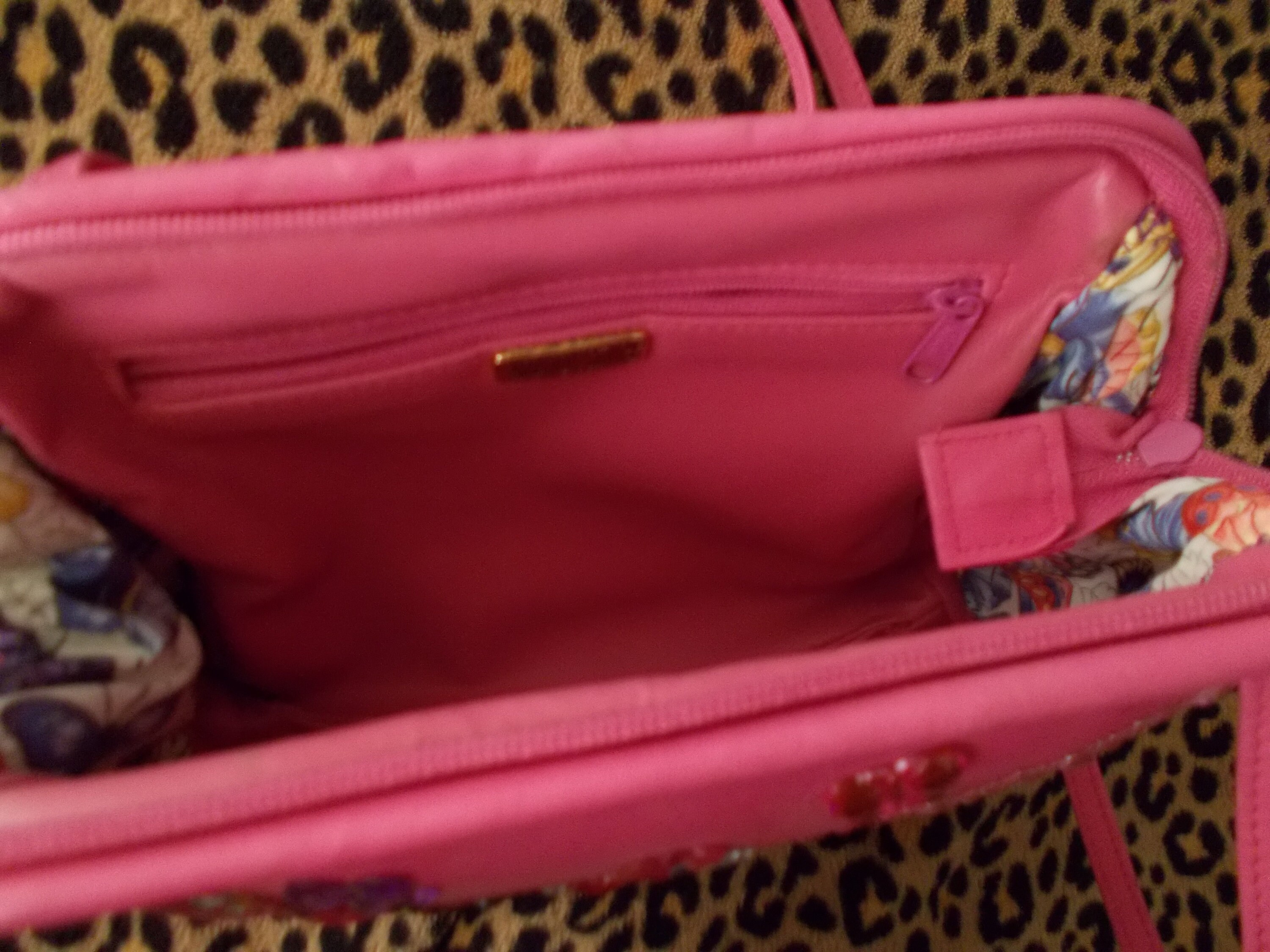 FREE Shipping-hot Pink Amanda Smith Brand Purse With Long Crossbody ...