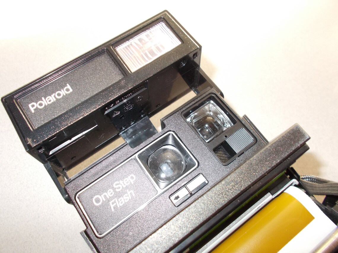 FREE Shipping-Vintage 1990 Polaroid One Step Flash Camera | Etsy