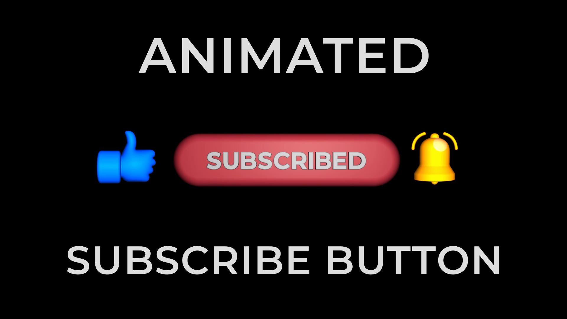 3d Animated Subscribe Button - Etsy