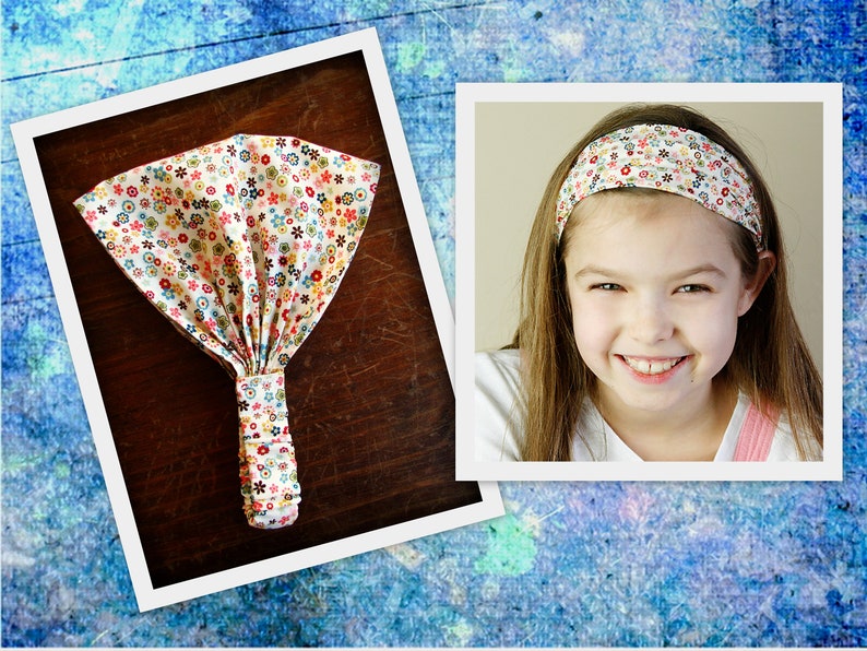 Girls Headband Pattern, Childrens Headband Sewing Pattern, Girls Head ...