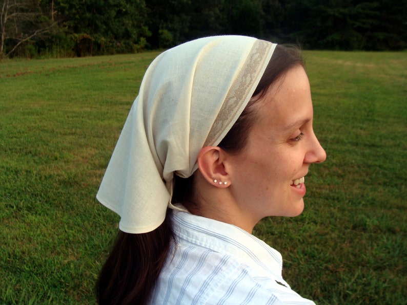 ADULT Modest Prayer Veil Pattern Long Veil Head Covering Head Scarf ...