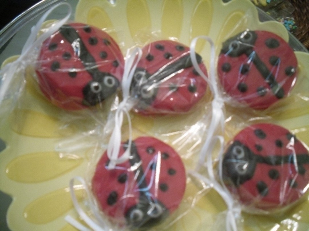 One Dozen Ladybug Sandwich Cookies - Etsy