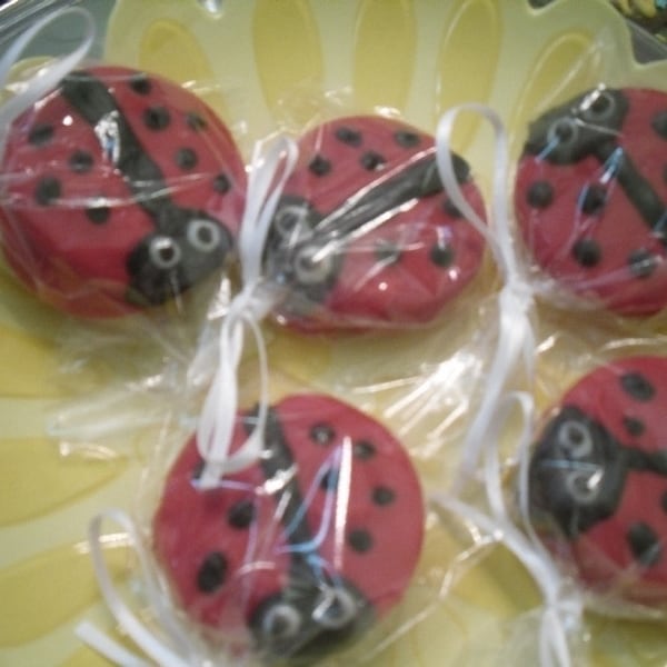 Ladybug Cookies - Etsy