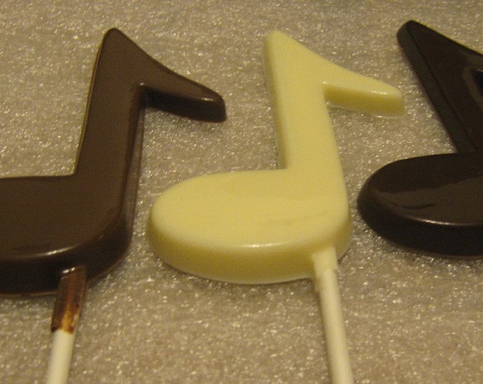 12 MUSICAL NOTE Hard Candy LOLLIPOPS Music Themed Party, Musical Party ...