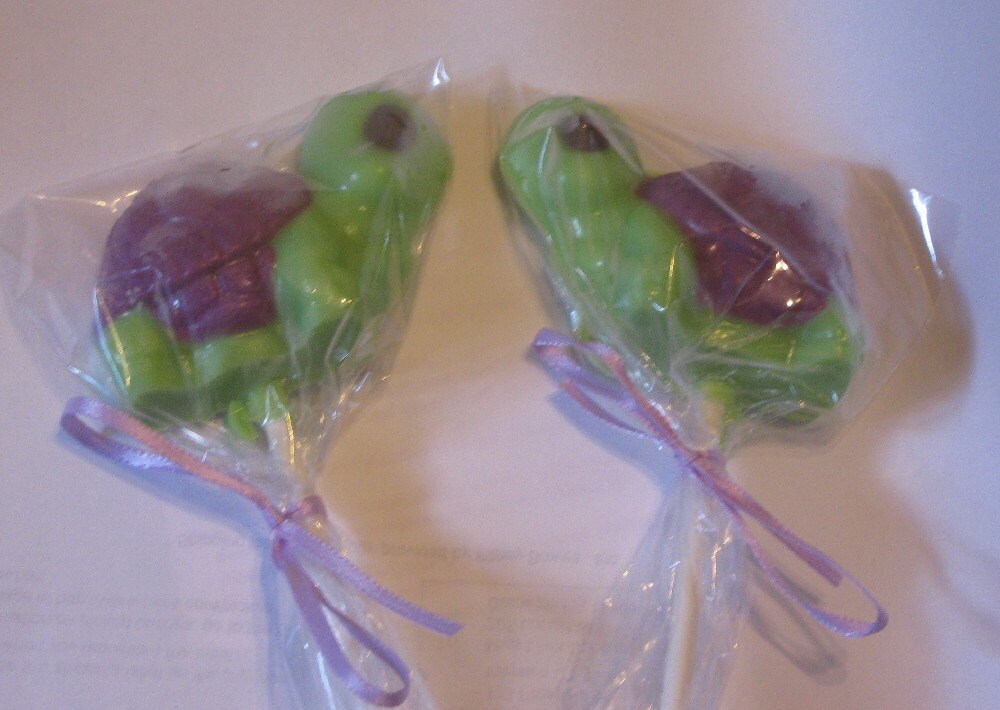 One Dozen Adorable Turtle Lollipops Suckers Party Favors - Etsy