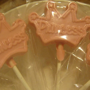 One Dozen Princess Crown Lollipops Suckers Party Favors - Etsy