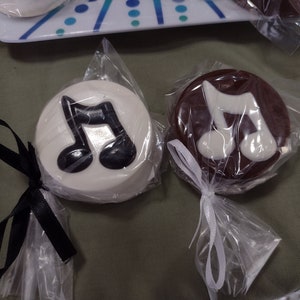Music Note Chocolate Covered Sandwich Cookie One Dozen - Etsy
