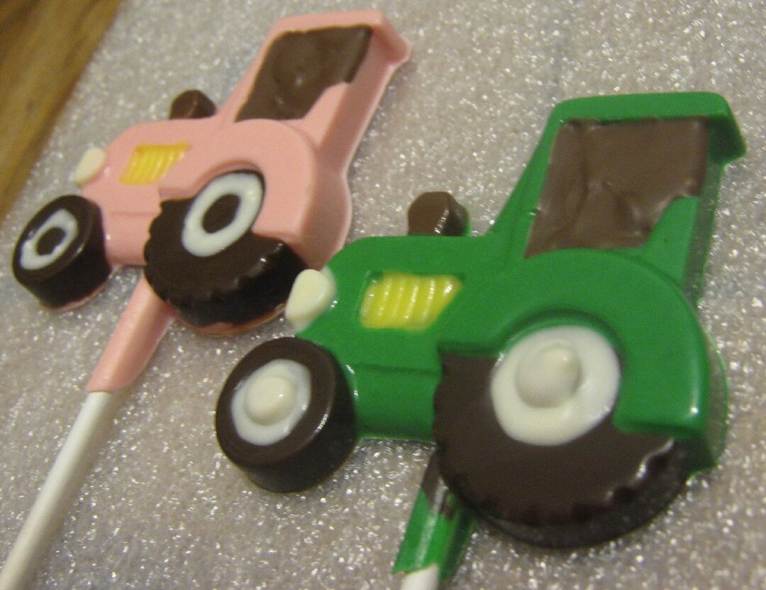 One Dozen Farm Tractor Lollipop Suckers Party Favors - Etsy