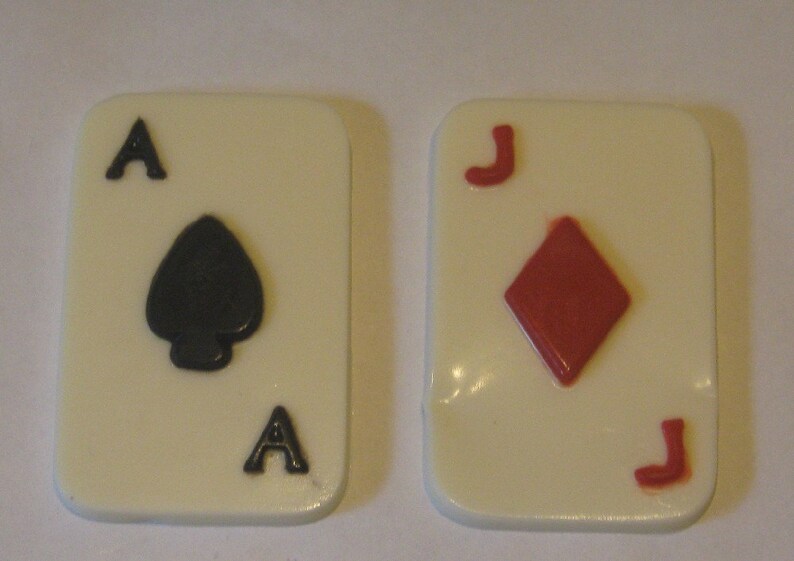Set of 4 Chocolate Playing Cards - Etsy