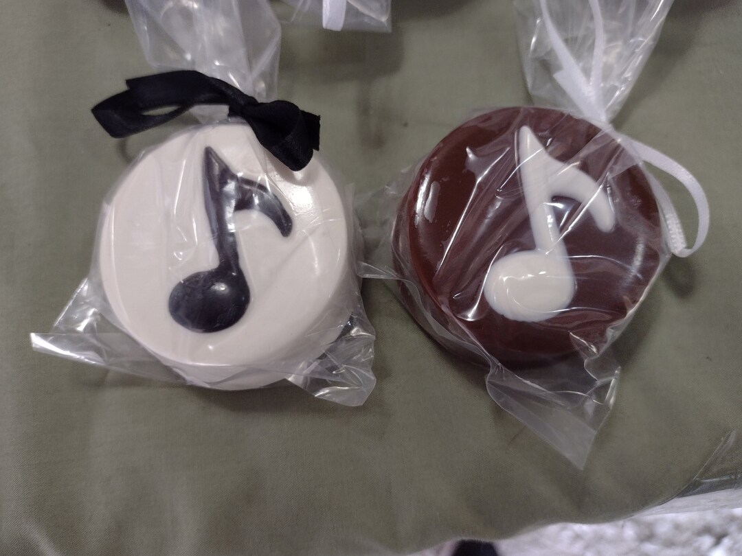 Music Note Chocolate Covered Sandwich Cookie One Dozen - Etsy