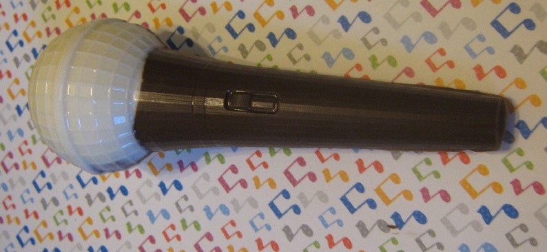 Solid Chocolate Microphone Cake Topper Party Favor - Etsy