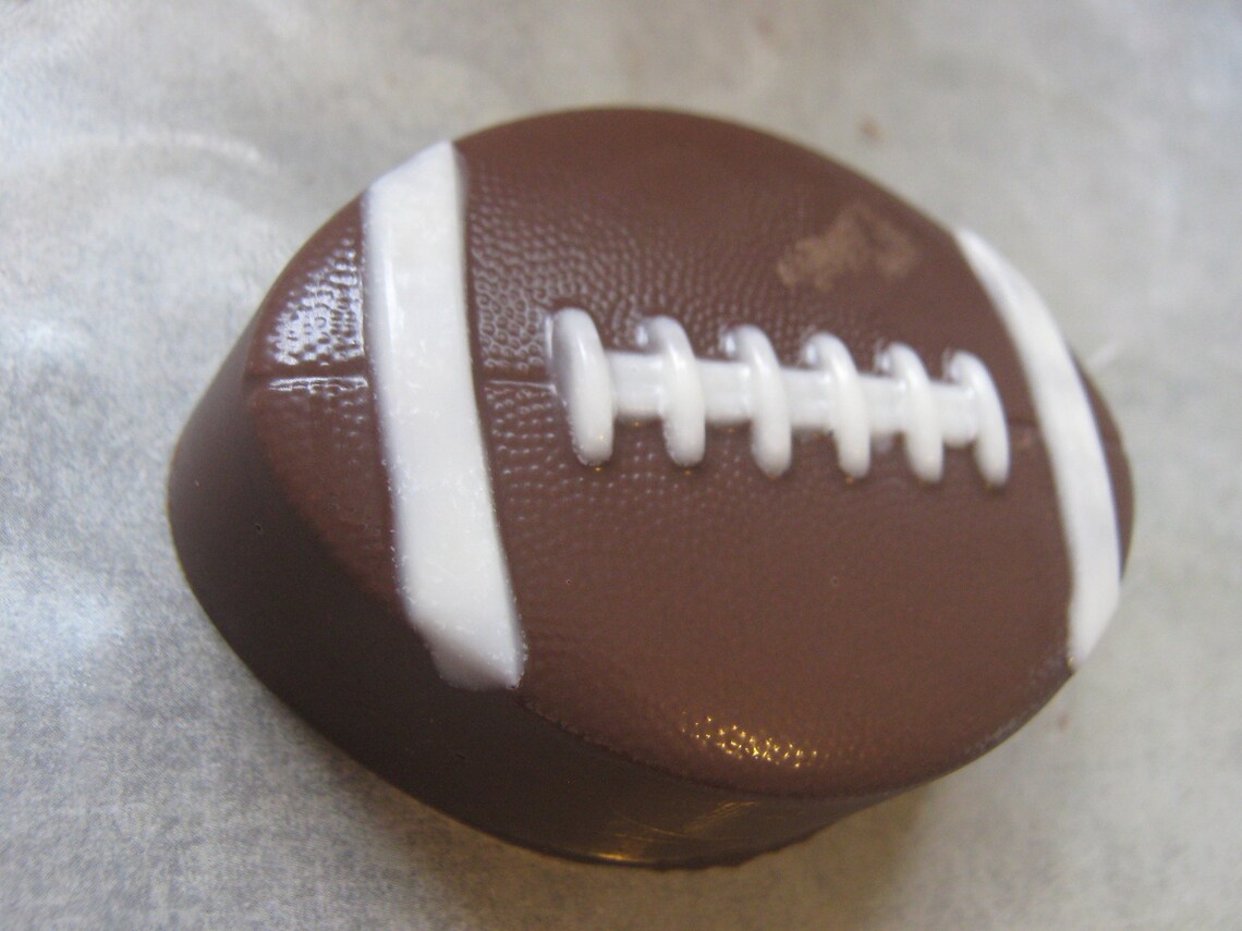 One Dozen Football Shaped Chocolate Covered Sandwich Cookies Party ...