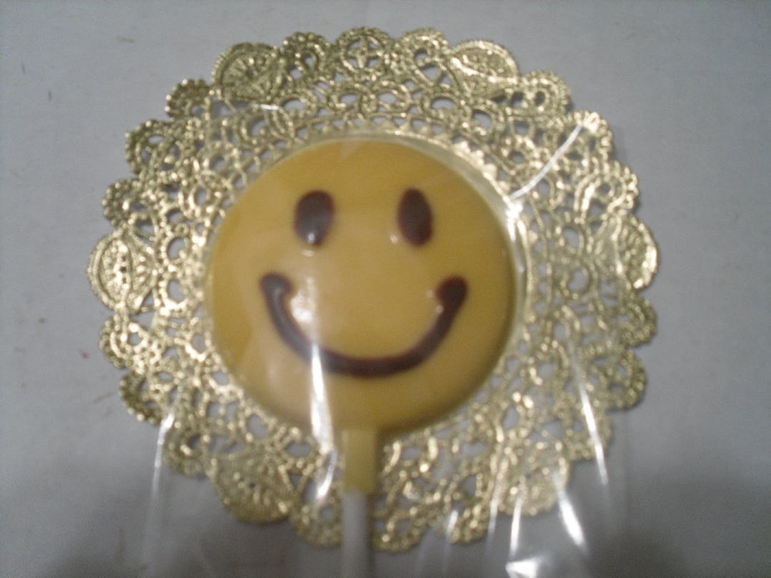 Smiley Face Lollipop - Etsy