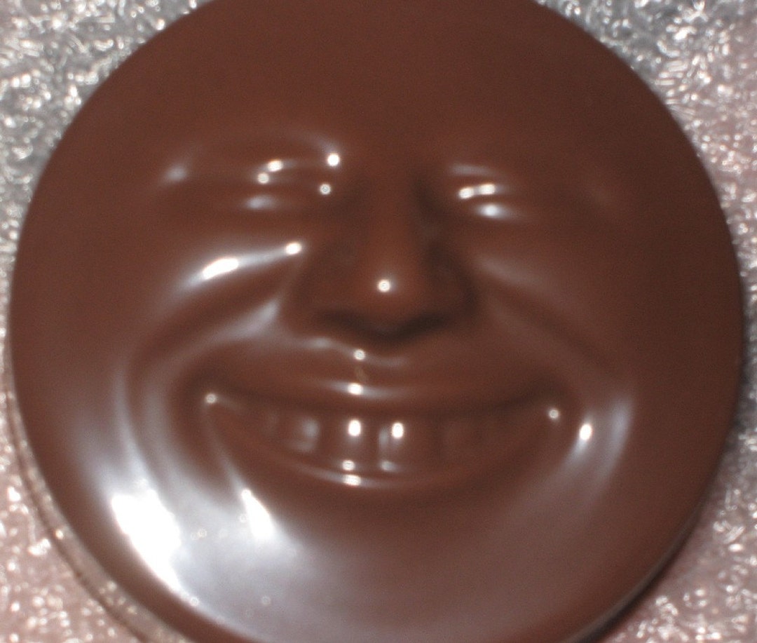 Smiling Happy Face Chocolate Covered Sandwich Cookie Party Favors - Etsy