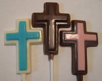 Chocolate Cross Favors Confirmation Baptism Communion - Etsy