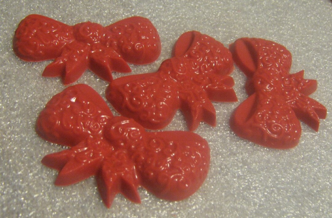 12 Chocolate Designer Christmas Bows Party Favors - Etsy