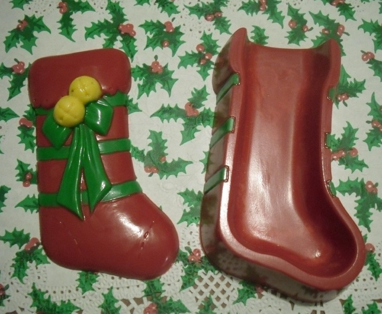 Chocolate Christmas Stocking Open Box - Etsy