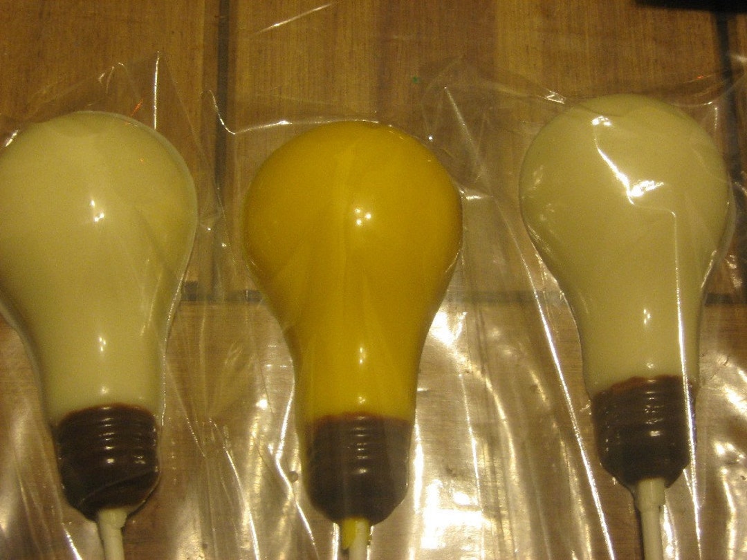 One Dozen Realistic Light Bulb Lollipops Suckers Party Favors - Etsy