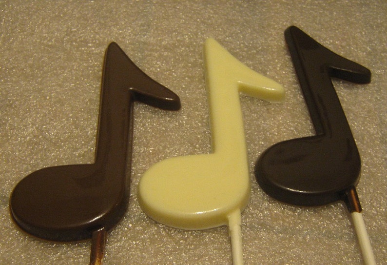 One Dozen Music Note Lollipop Suckers - Etsy