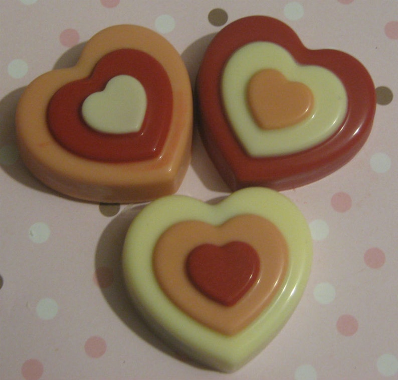 One Dozen Triple Heart Chocolate Covered Sandwich Cookie Party Favors ...