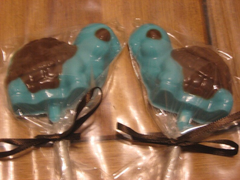 One Dozen Adorable Turtle Lollipops Suckers Party Favors - Etsy