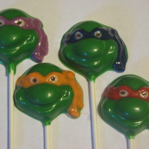One Dozen Masked Turtle Lollipop Sucker Party Favors - Etsy