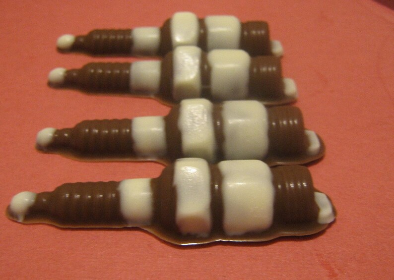 One Dozen Chocolate Spark Plug Candies - Etsy