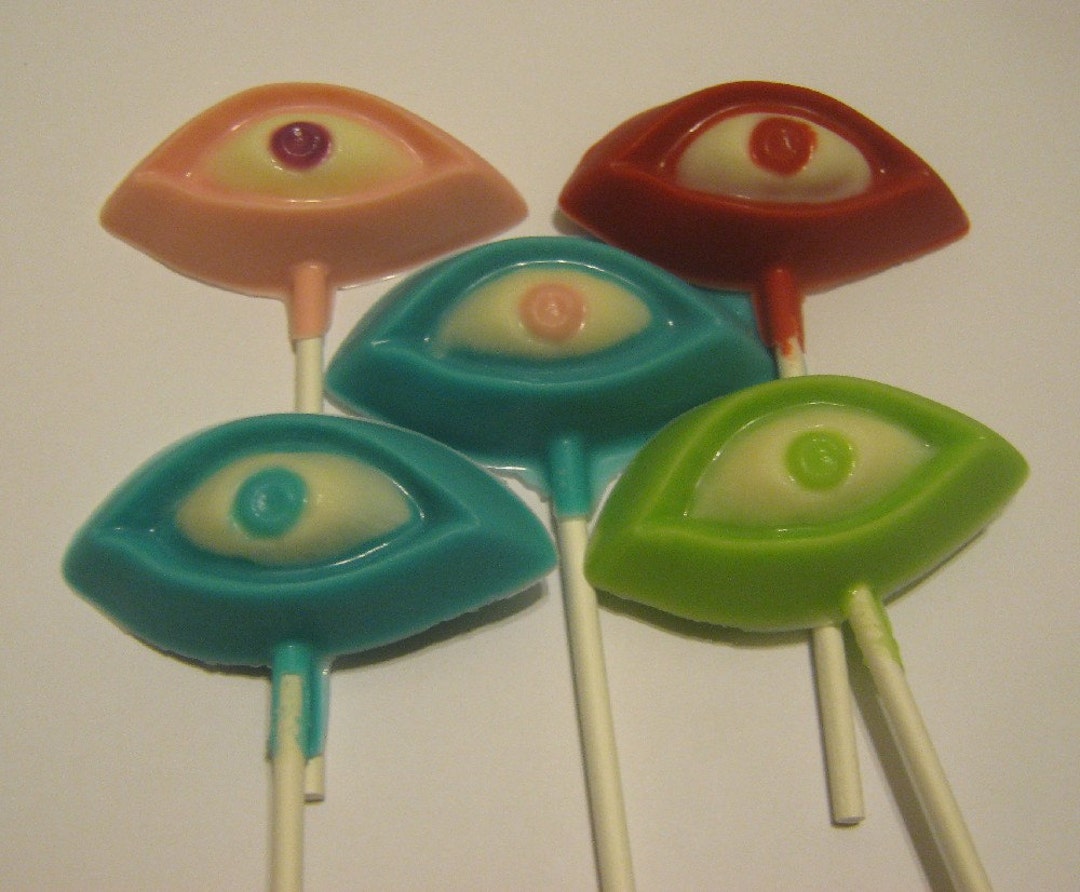 Eye See You - One Dozen Spooky Silly Eye Lollipop Suckers Party Favors ...
