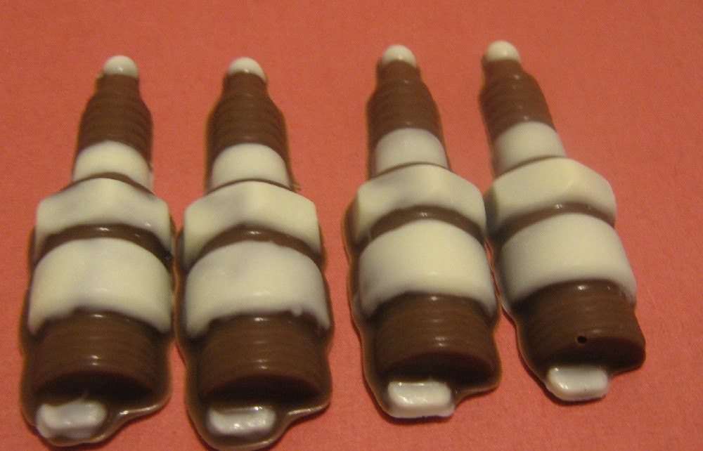 One Dozen Chocolate Spark Plug Candies - Etsy