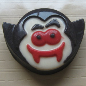 Dracula Vampire Design Chocolate Covered Sandwich Cookie Chocolate ...