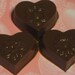 One Dozen Hearts and Flowers Caramel or Peanut Butter Cup Party Favors ...