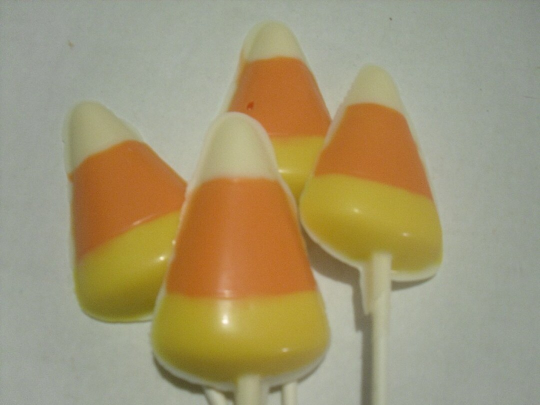 A Dozen Candy Corn Lollipops - Etsy