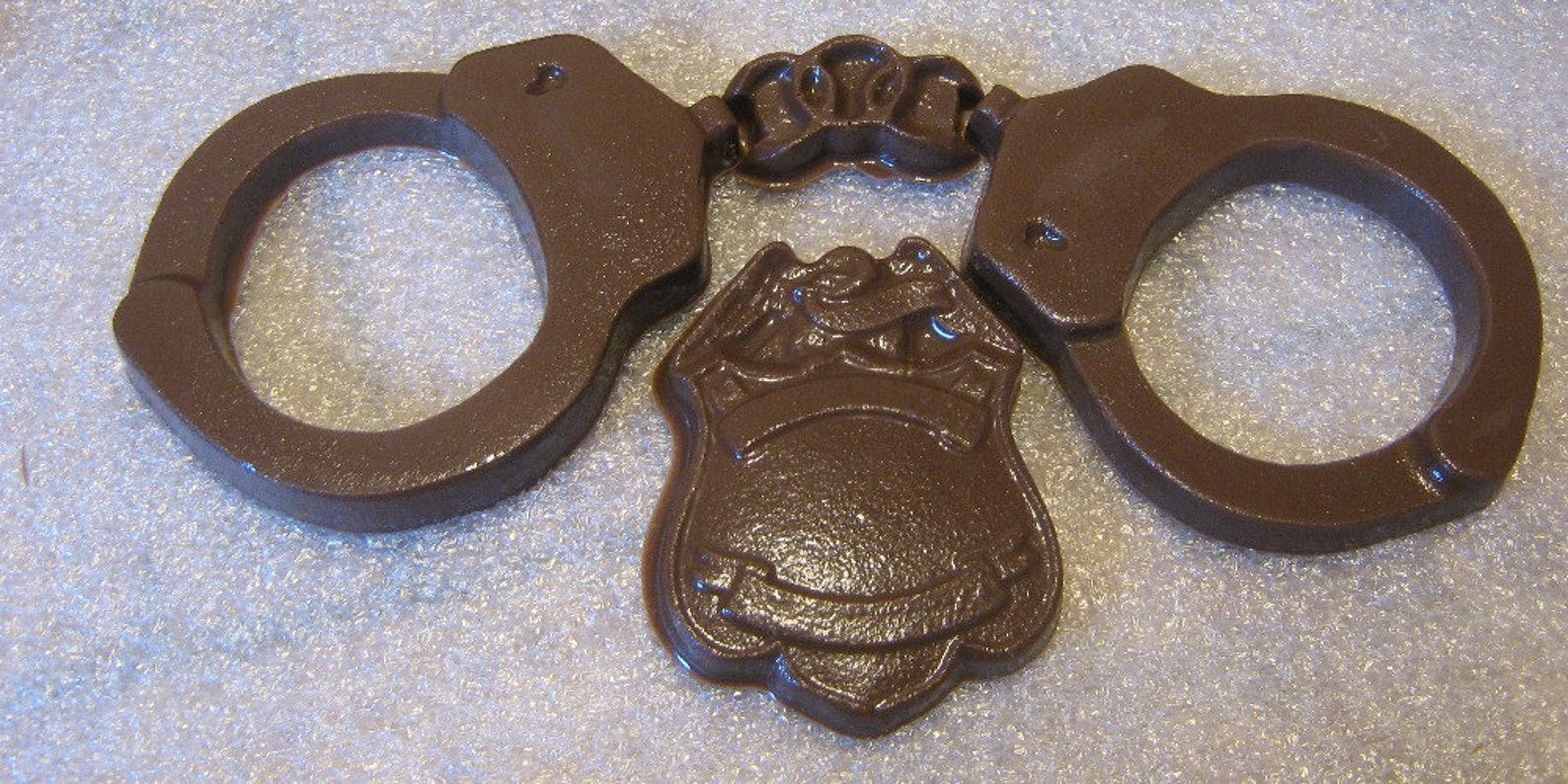 Chocolate Handcuffs Chain and Police Badge Party Favor - Etsy