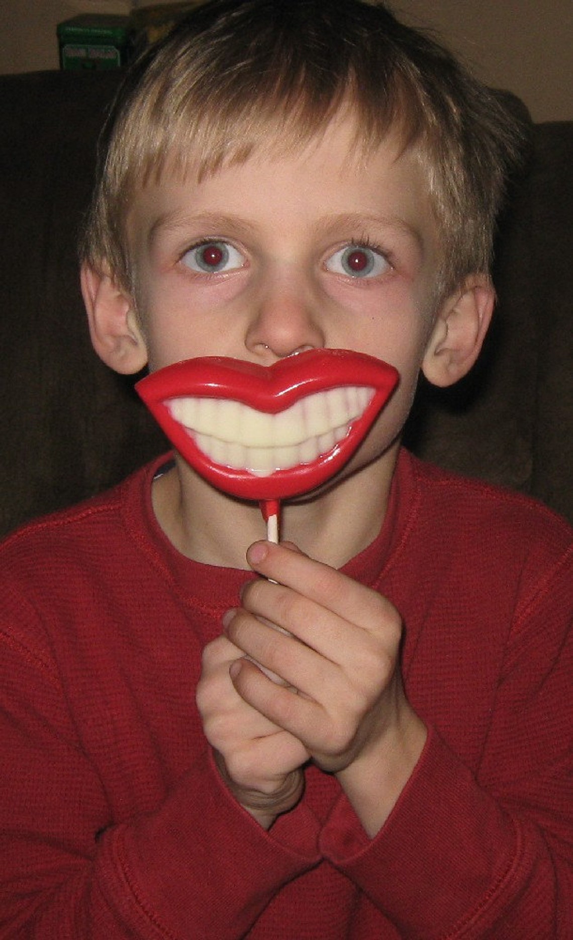 3 Piece Large Crazy Mouth Lollipop Sucker Party Favors - Etsy