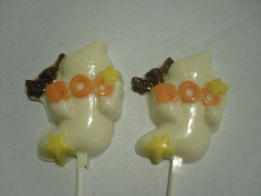Adorable Ghosts With Little Bats and Boo Lollipops for Halloween ...