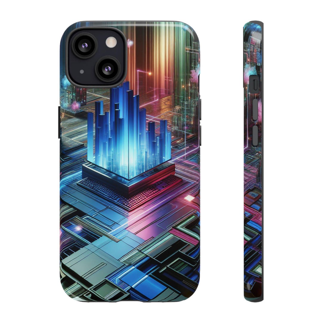 Cyberpunk, Cyberspace Smartphone, Iphone, Samsung, Pixel Tough Cases - Etsy