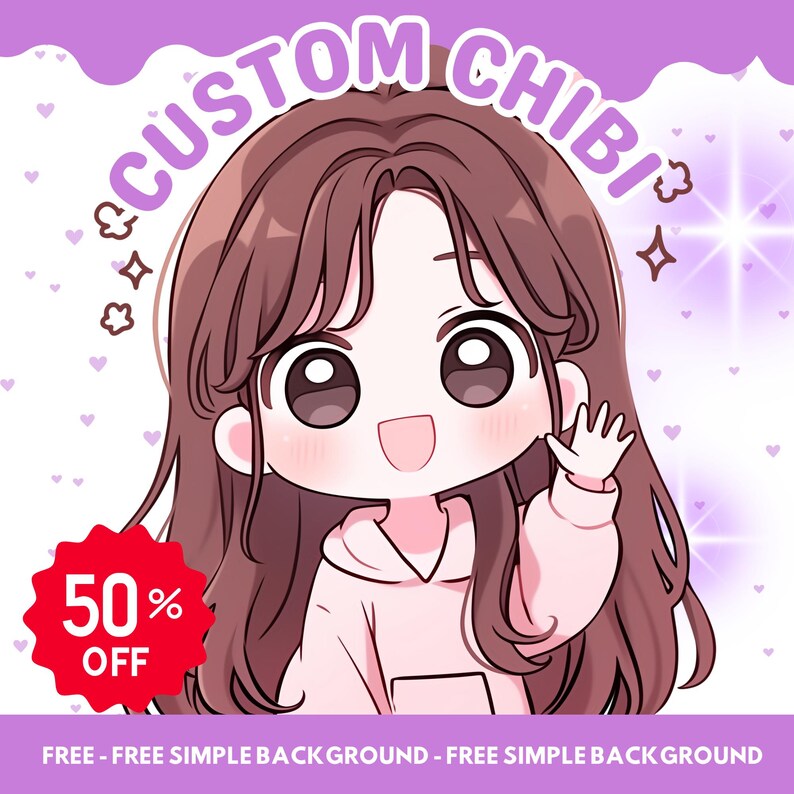Custom Chibi Portrait | Anime Style Drawing, Personalized Gift - Etsy