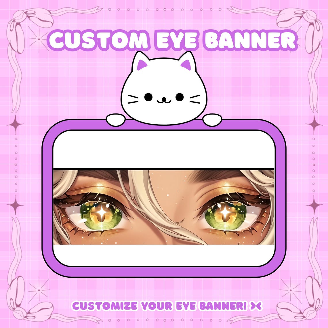 Custom Twitch Banner | Eye Banner | Twitch Banner | Banner Design ...