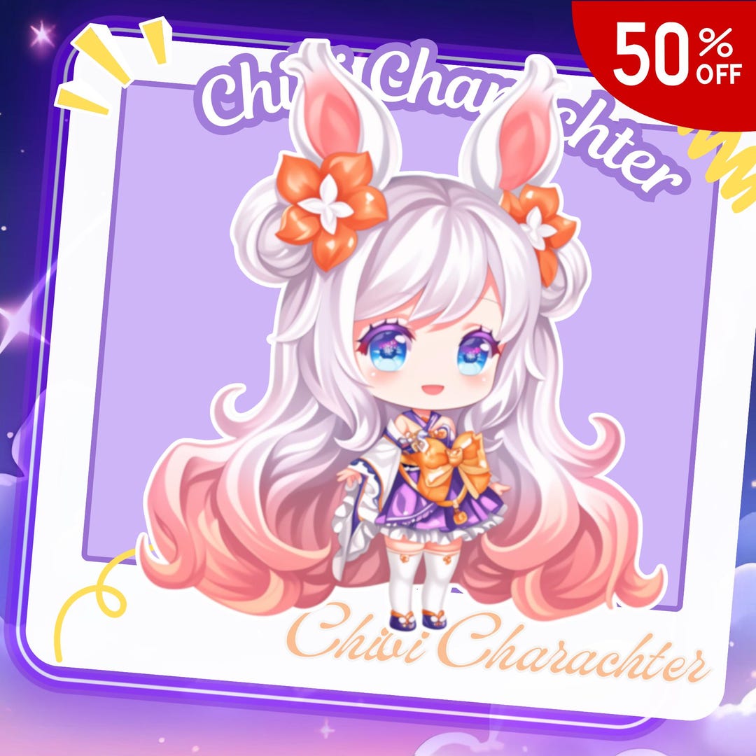 Custom Chibi Art | Cute Anime Emotes | Personalized Chibi Commission ...