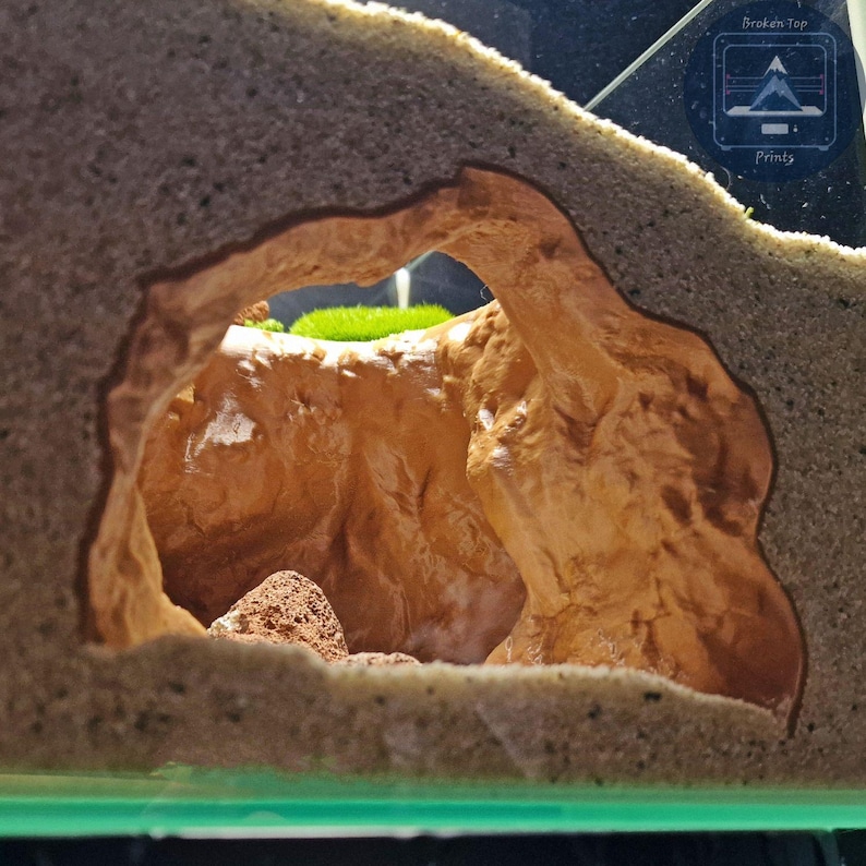 Twilight Cavern – 3D Printed Aquarium & Terrarium Hideout ...