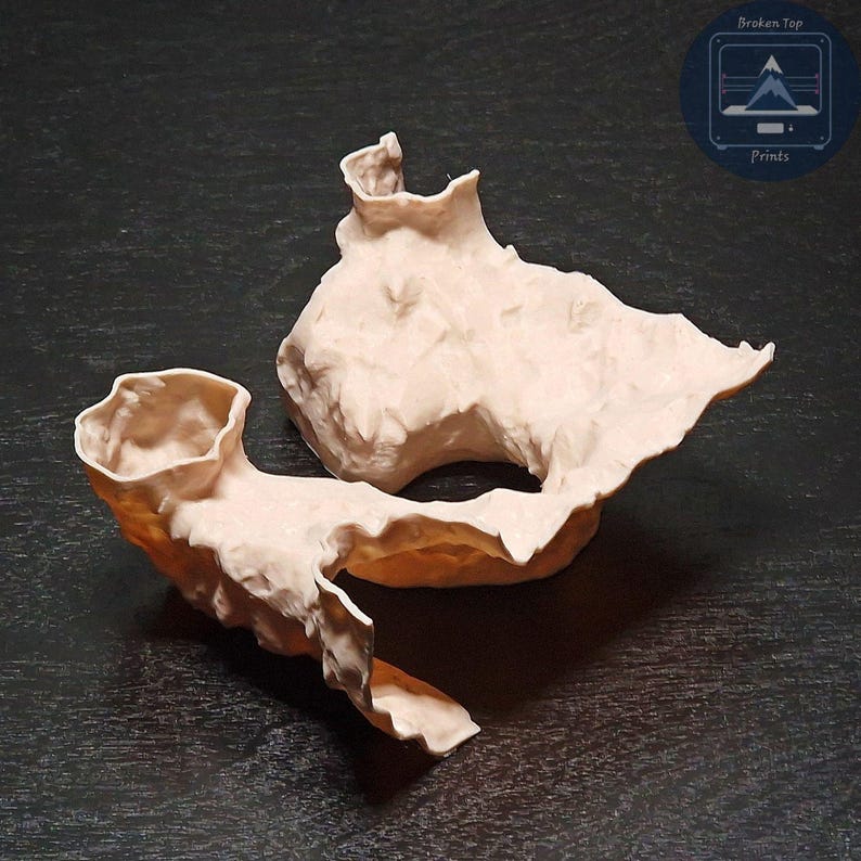 Cave Hide Decor for Fish Shrimp Reptiles, 3D Printed Tunnel Hideout ...